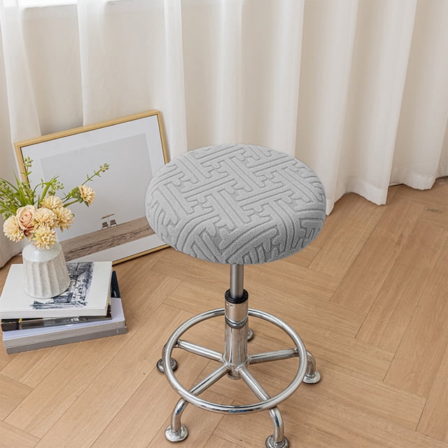 Rvkxad Round Stool Cover, Elastic Swivel Chair Cover for Bar Beauty ...