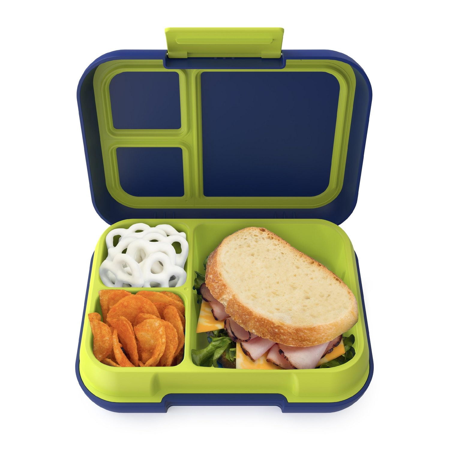 Bentgo Pop Leak-Proof Lunch Box with Removable Divider - Navy Blue ...
