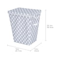 Mainstays Laundry Hamper with Lid, Removable Washable Liner Bag for ...