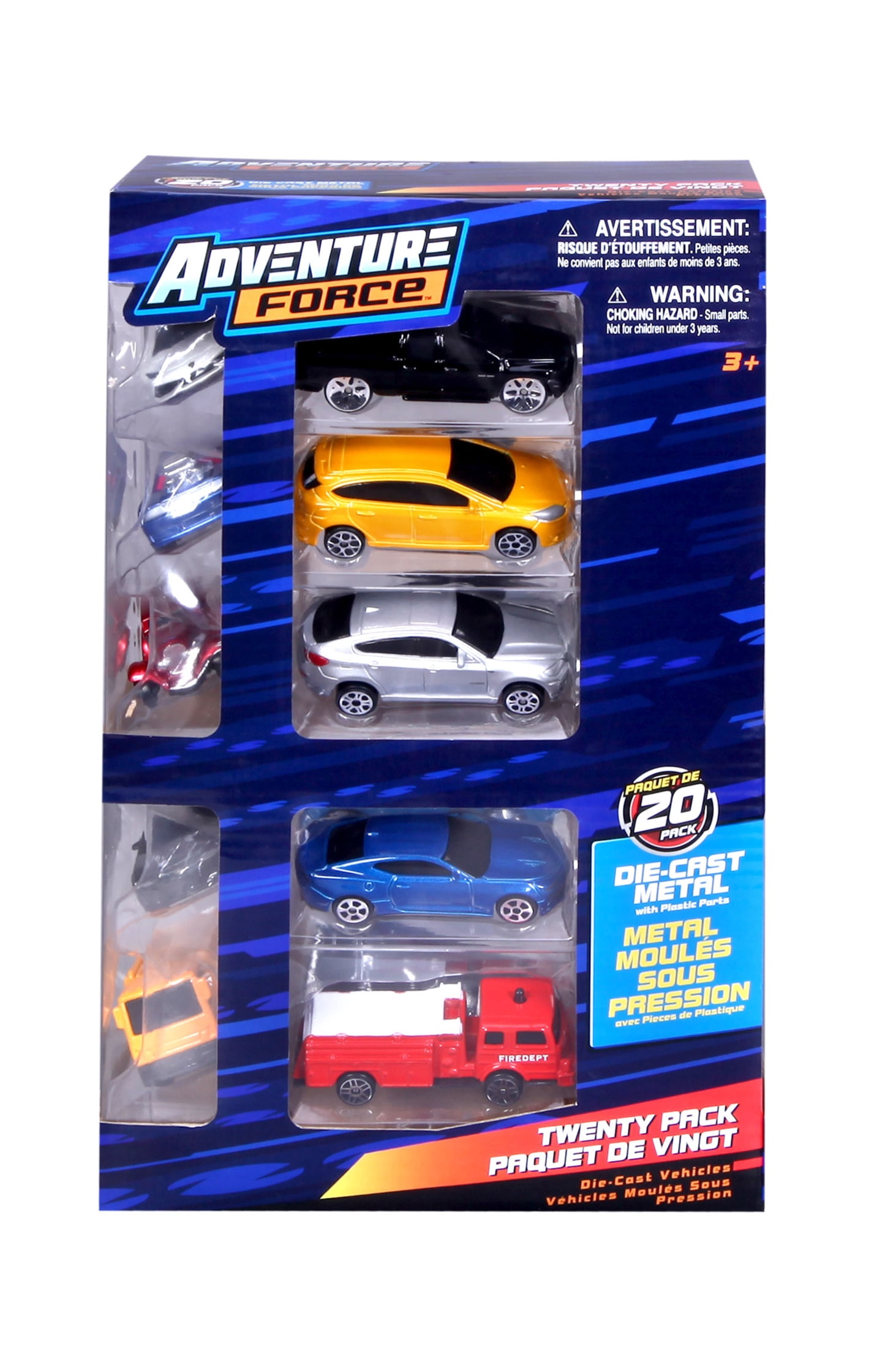Adventure Force Diecast Vehicle 20 Pack Play Vehicle Cars and Trucks ...