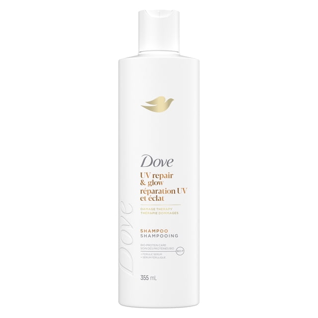 Dove Shampoo UV Repair & Glow Bio-Protein Care + Ferulic Acid, 355 ml ...