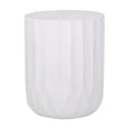 Noble House Outdoor Lightweight Concrete Side Table,Rounded Cylinder ...