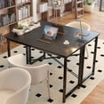 edx 47 inch Small Computer Writing Desk, Sturdy Workstation Game Table ...