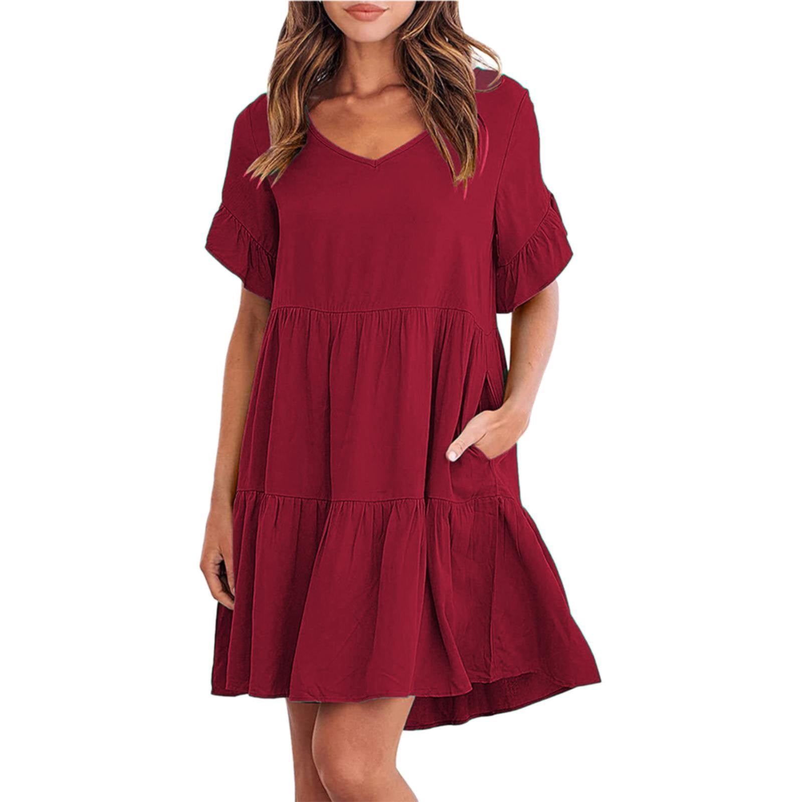Ketyyh-chn99 Spring Dresses for Women 2024 Plus Size Floral Flare Dress ...