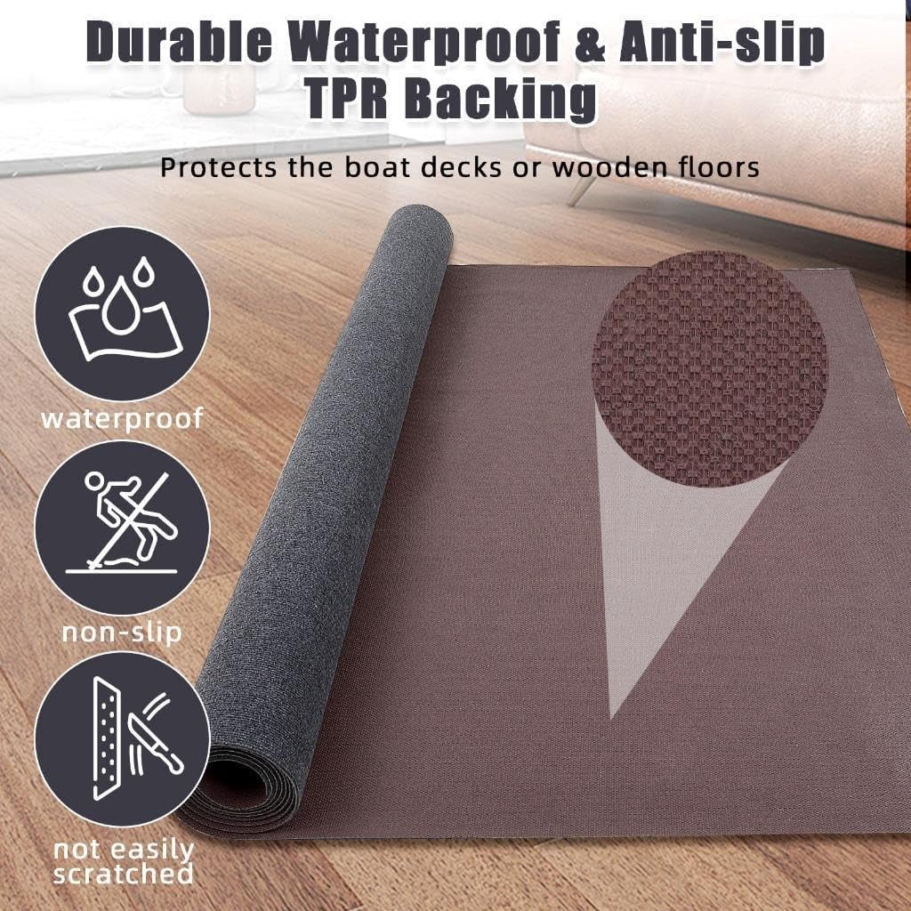 Boat Carpet, Marine Carpeting with Soft Cut Pile and Water-Proof TPR ...