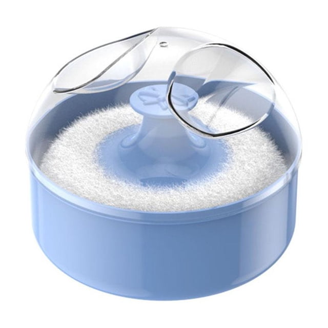 Talcum Powder Puff with Box Case Container Baby Soft Body Face Powder ...