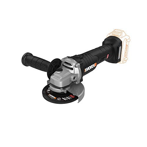 Worx WX812L.9 20V Power Share 4.5" Cordless Angle Grinder with ...