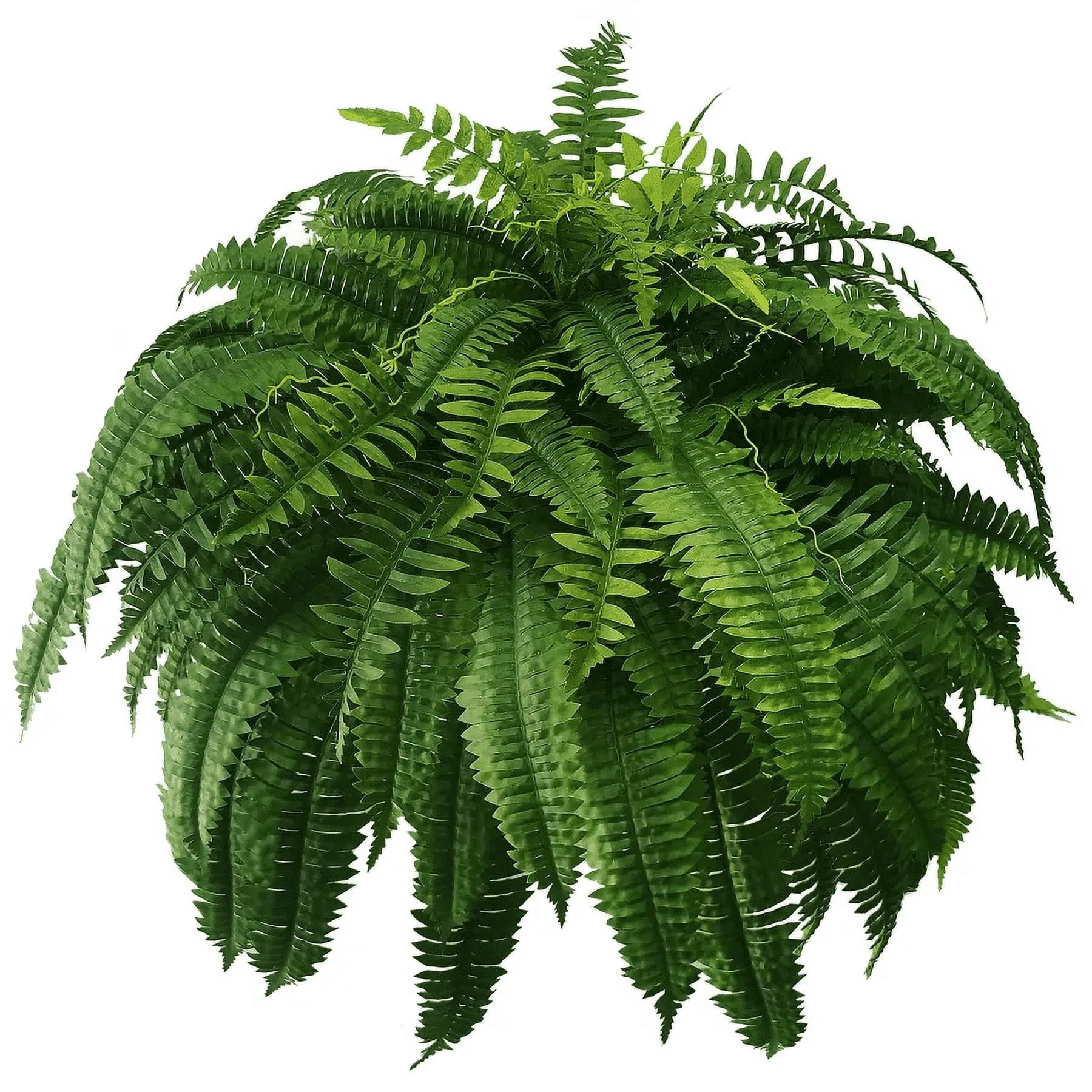 yulier Artificial Fern Bush Plants Realistic Artificial Ferns for ...