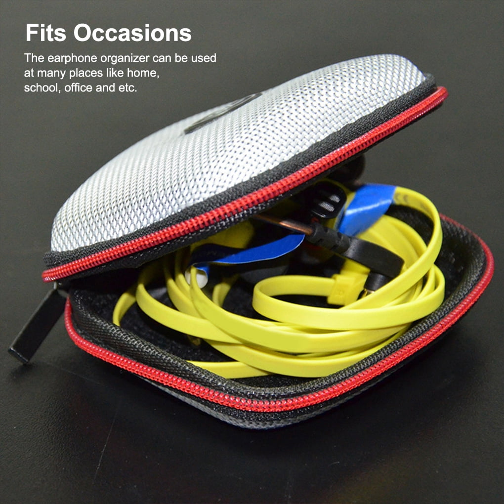 KZ Bluetooth-compatible Earphone Storage Bag EVA Portable Square ...