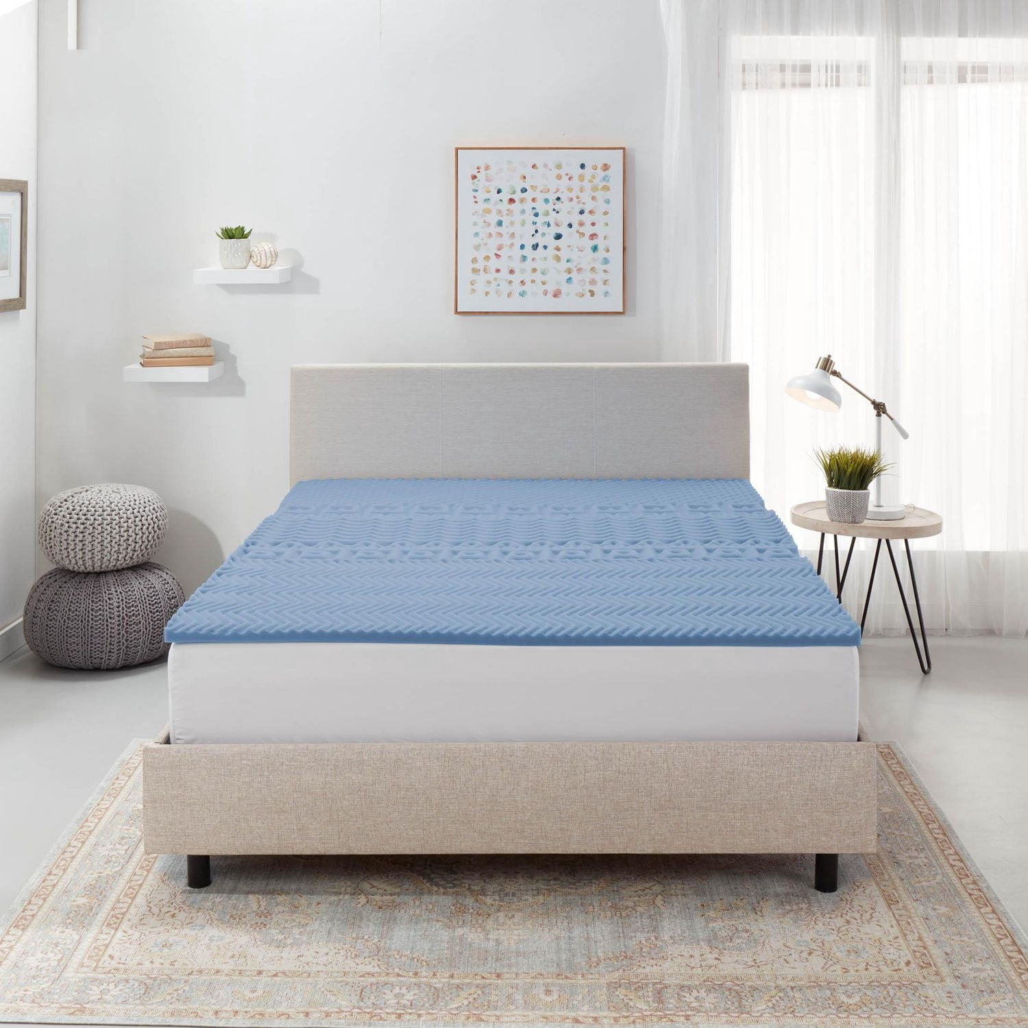 Dream Serenity® 1.5-Inch Memory Foam Mattress Topper, 5-Zone - Walmart.ca