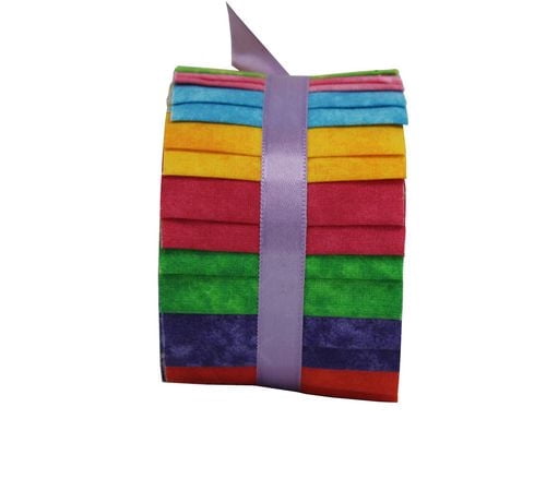 FABRIC PALETTE Textured Jelly Roll 20 Strips 6.4 × 106.7 cm (42 in ...
