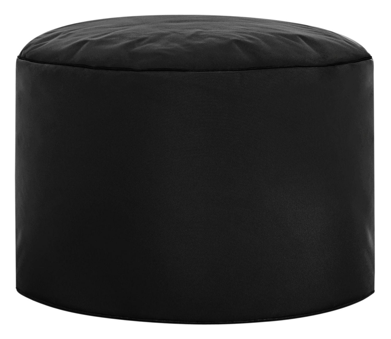 Gouchee Home Dotcom Brava Ottoman Pouf – Ink Water-Repellent Round Bean ...