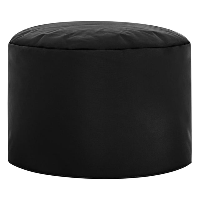 Gouchee Home Dotcom Brava Ottoman Pouf – Ink Water-Repellent Round Bean ...