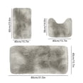 Bathroom Rugs Mat, Usavan Extra Soft Absorbent Plush Bath Mats 3-Piece ...