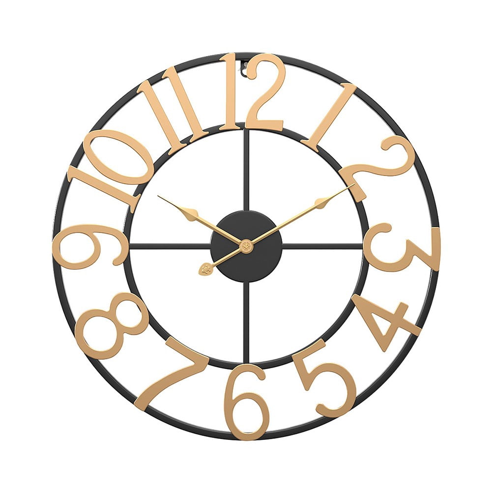 Vintage Metal Outdoor Wall Clock Stylish Decoration for Outdoor Space ...