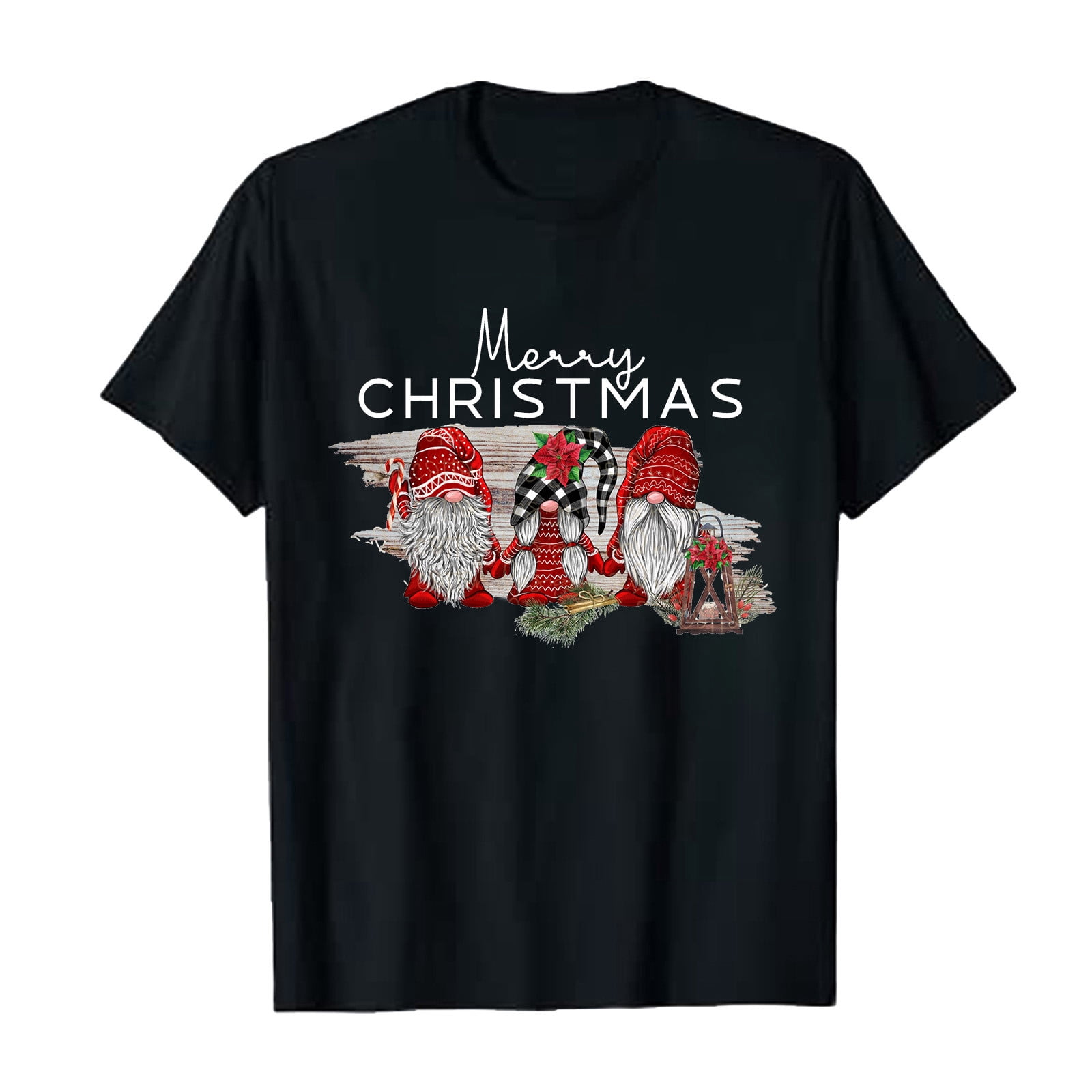 XZNGL Tops for Women Sexy Casual Women Christmas Printed Shirt Funny ...