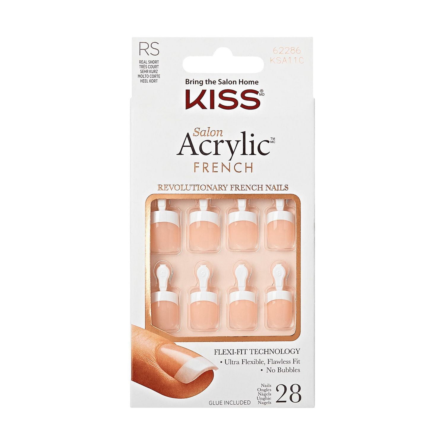 KISS Salon Acrylic - Fake Nails, Medium - Walmart.ca