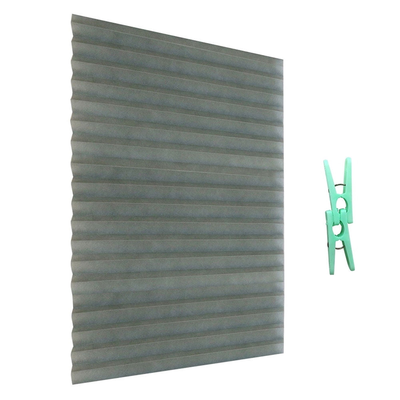 35x59IN 1PC Cordless Blind Light Filtering Fabric Home Natural Pinch ...