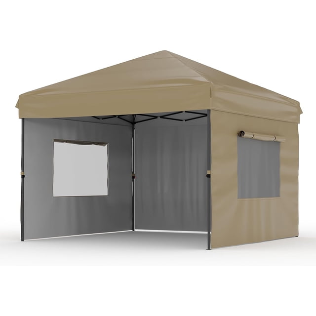 IdealHouse 10x10 Pop Up Canopy Tent - Heavy Duty Commercial Instant ...