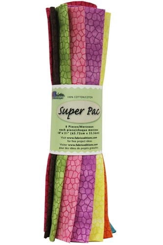 FABRIC CREATIONS Super Pac Fat Quarter Bundle, 8x18x21 - Walmart.ca