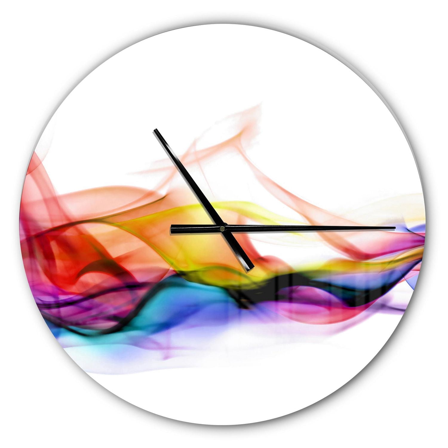 Designart 'Abstract Smoke ' Modern wall clock - Walmart.ca