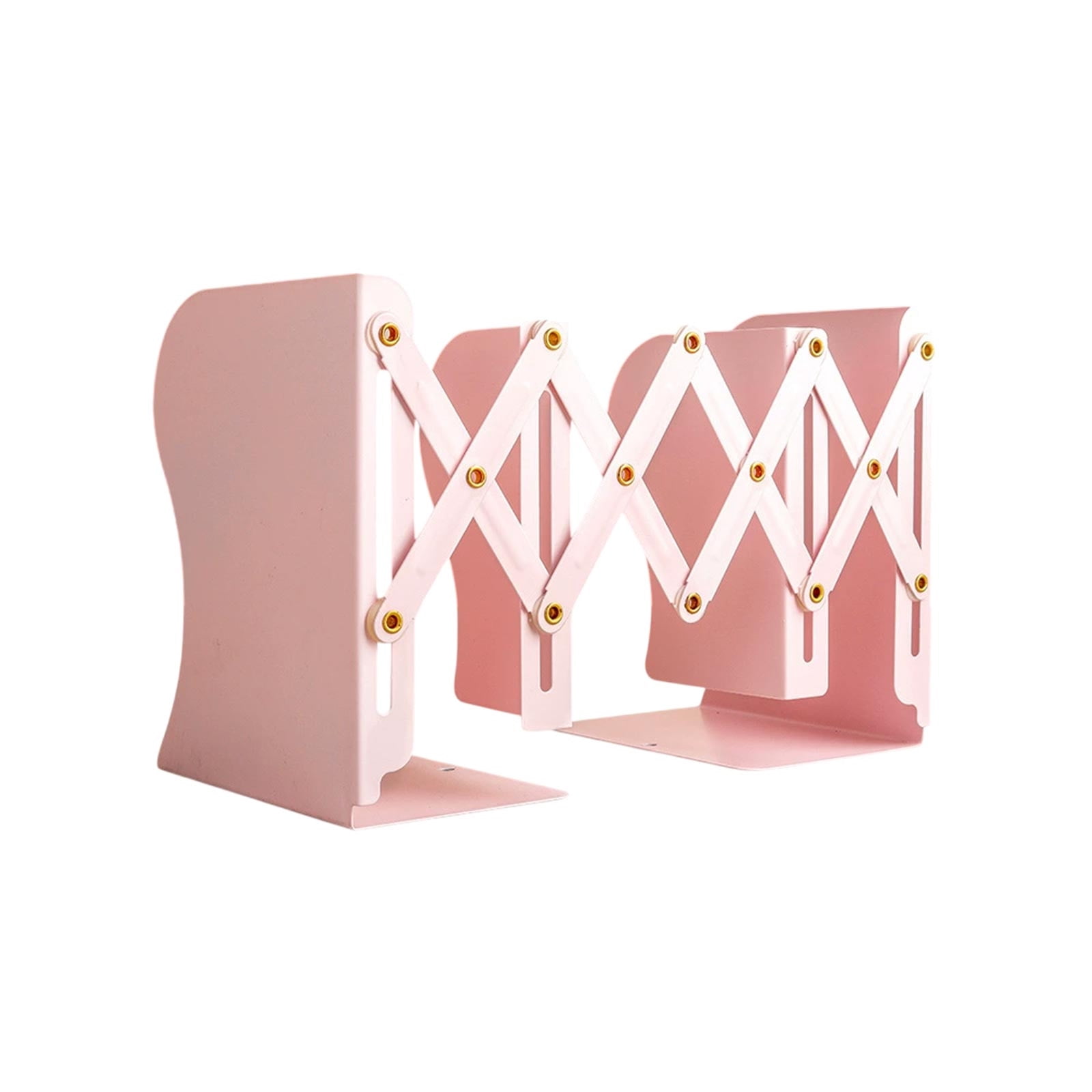 Ohufall Expandable Metal Desktop Book Stand File Organizer Foldable ...