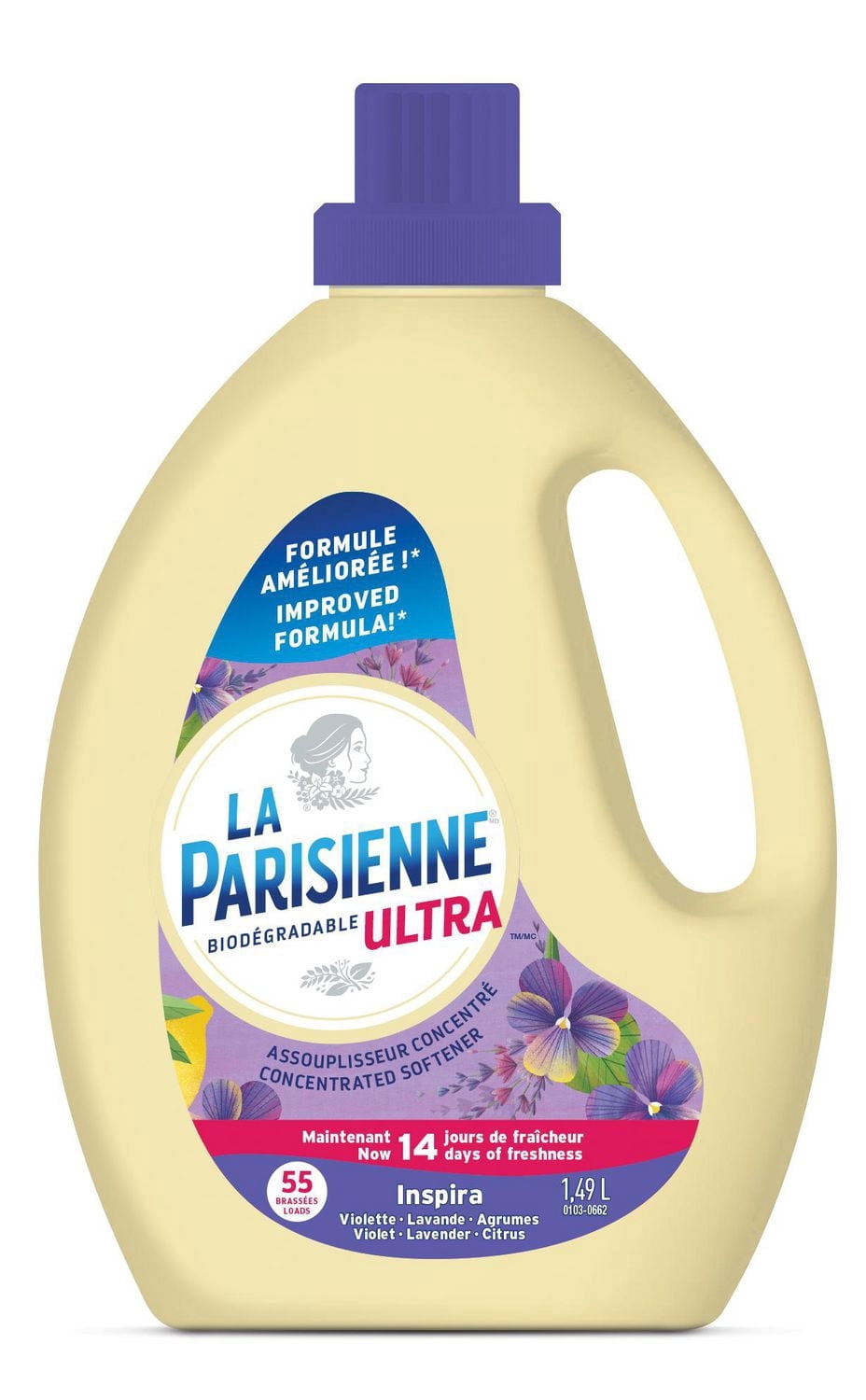 La Parisienne Ultra Fabric Softener INSPIRA 1.49L 55 wash loads ...