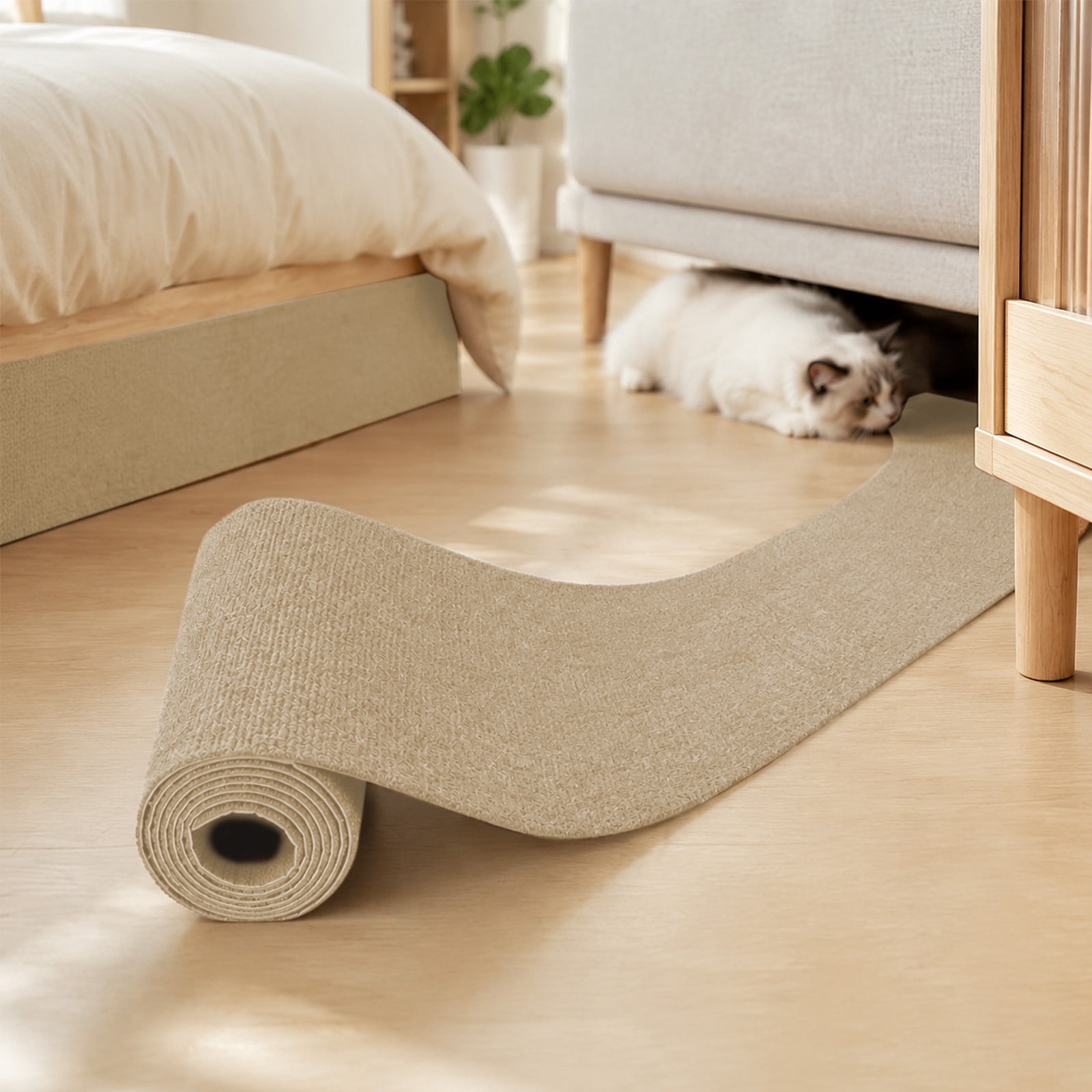 EGNMCR Bed Bottom Guard Cats-proof Sealant Dirt-proof Bed Under Balcony ...