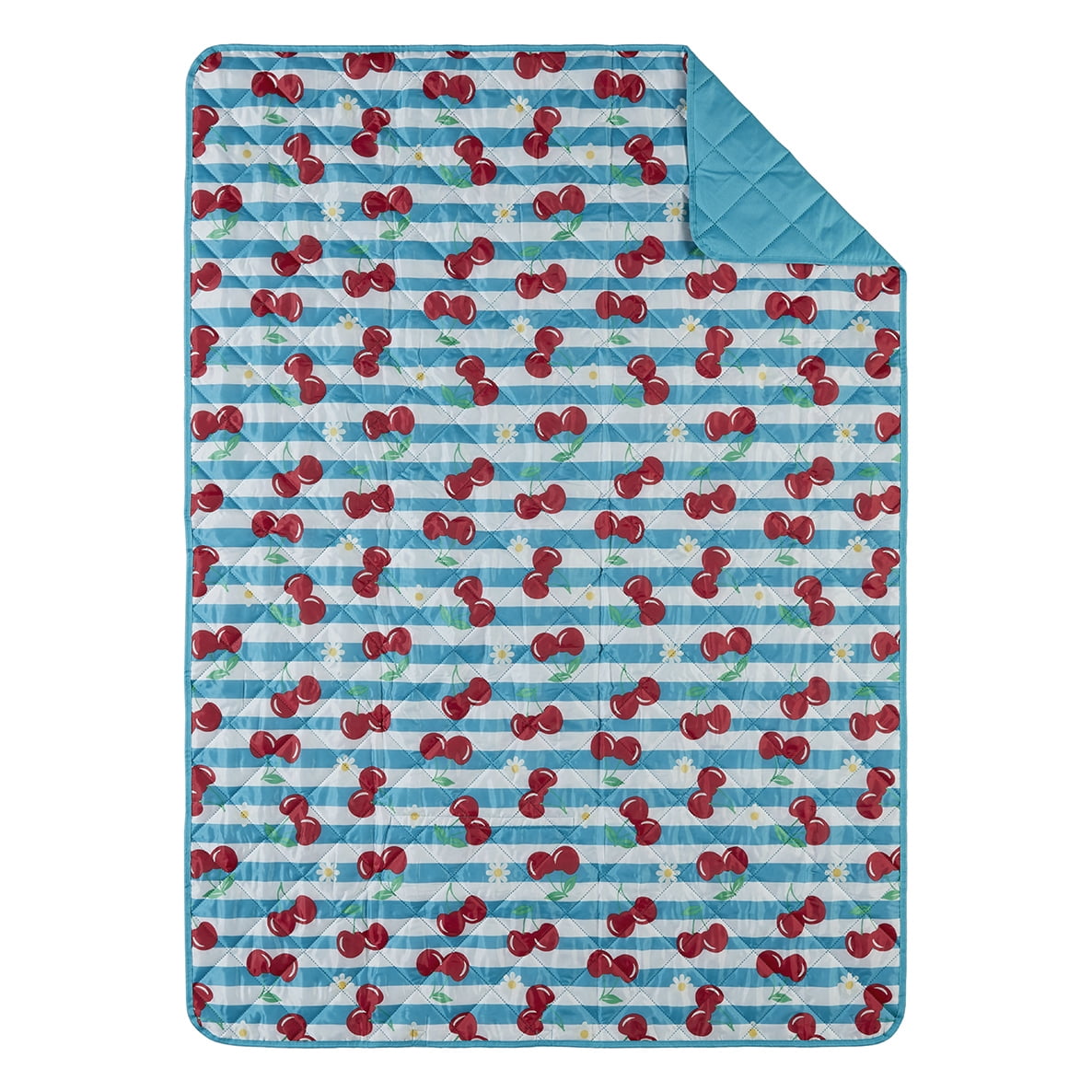Mainstays Water Repellent Outdoor Blanket, Cherry Stripe, 1 Piece, 50 ...