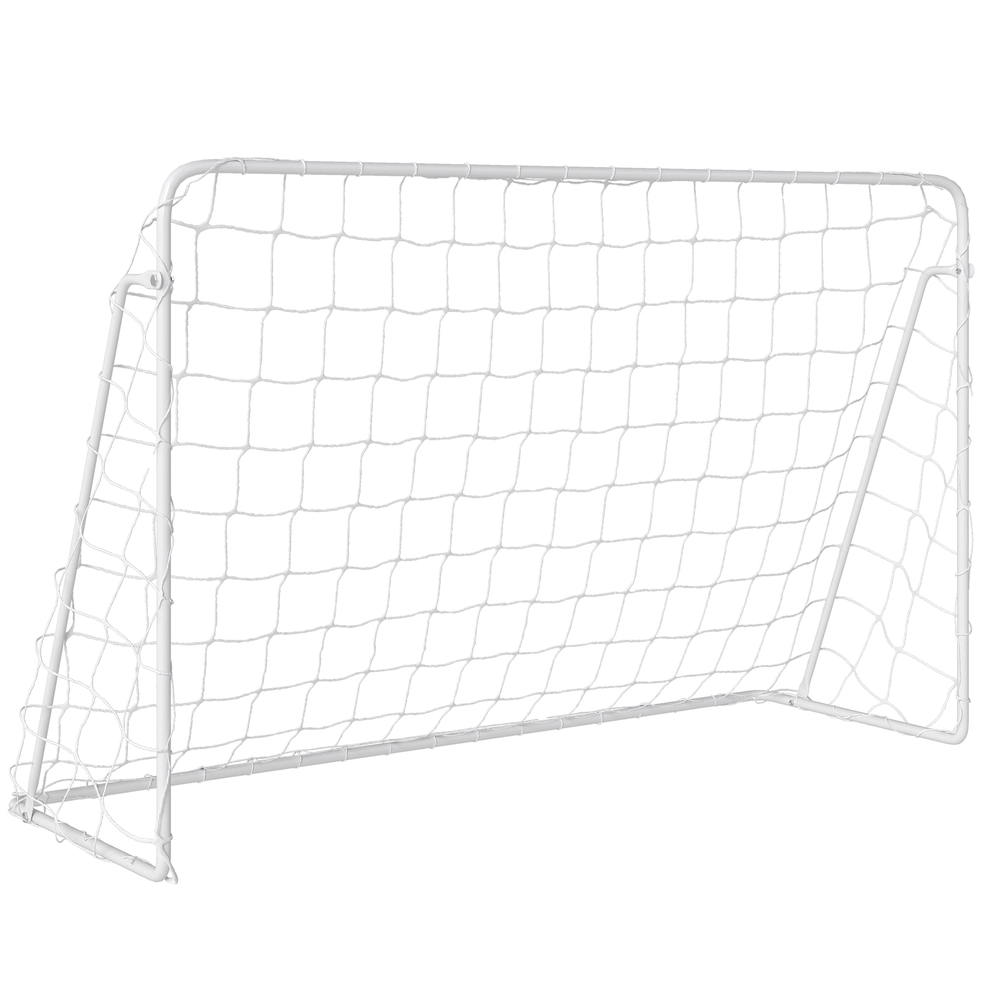 Soozier Soccer Goal, 8 x 5ft Portable Practice Soccer Net with Steel ...