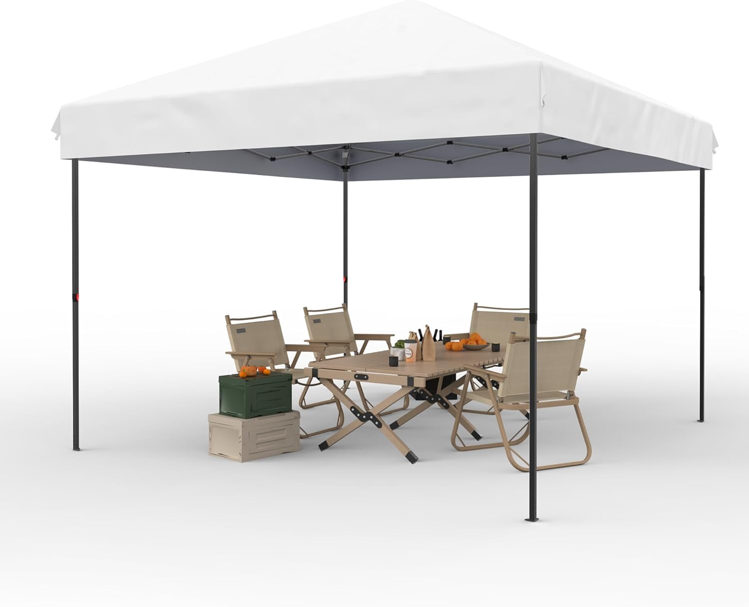 Twister.CK 10x10ft Pop Up Canopy Tent, Outdoor Waterproof Gazebo ...