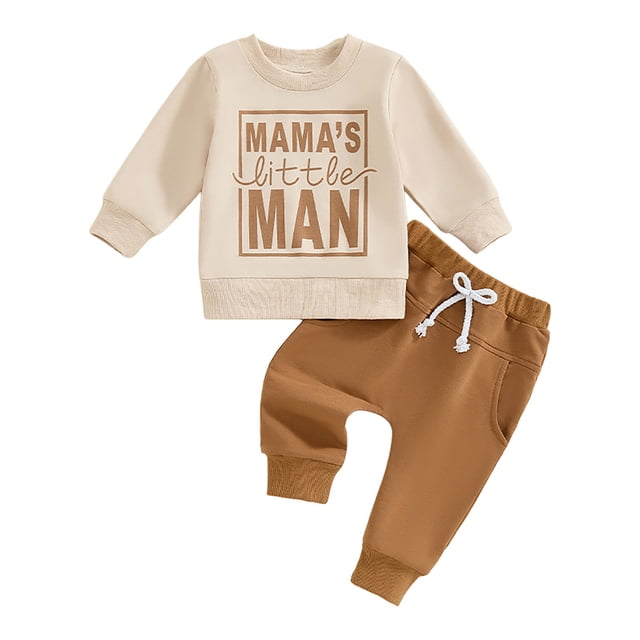 Zshosam Winter Baby Boy Clothes Newborn Sets Sweatshirt Tops Pants Long ...