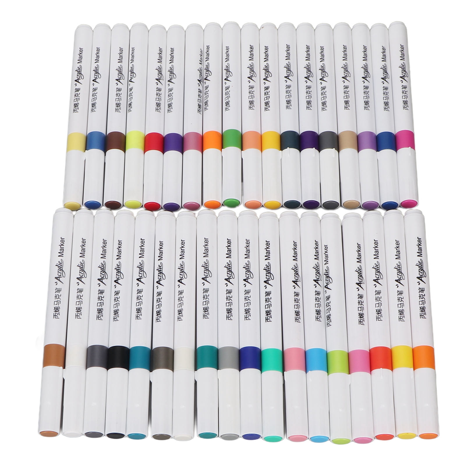 Acrylic Paint Pens Set, Water Proof High Coverage Paint Marker Pen with ...