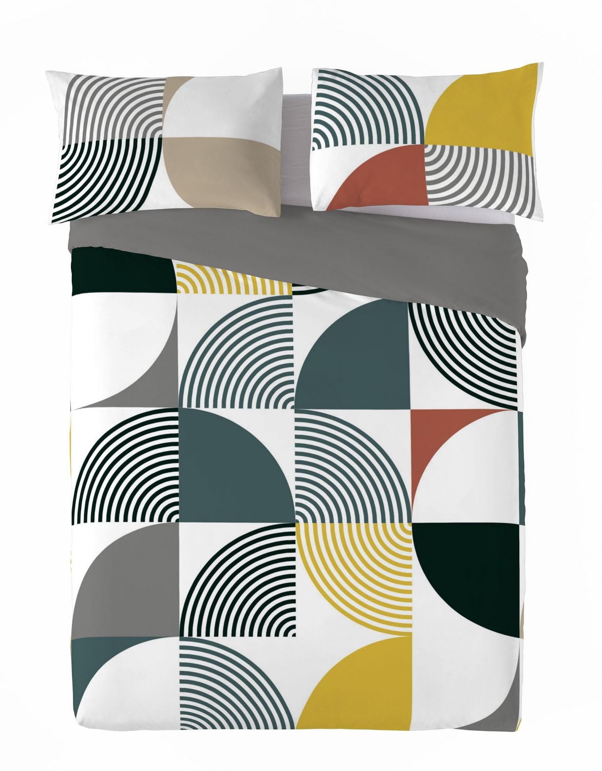 Gouchee Home Helsinki Queen 3-Piece Duvet Cover Set – Geometric Modern ...