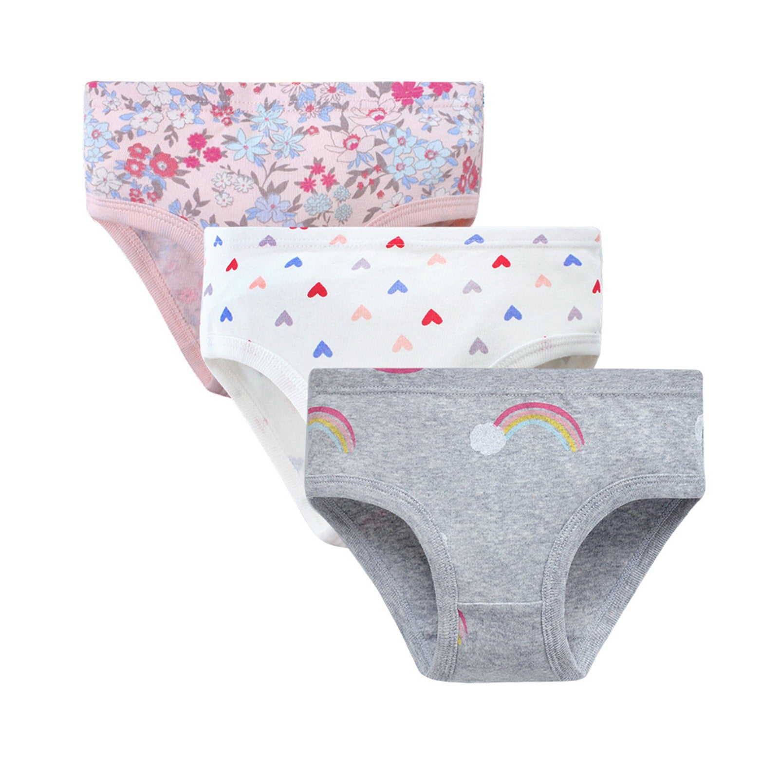 Splozh Cotton Panties Kids Children Girls Underwear Cute Print Briefs ...