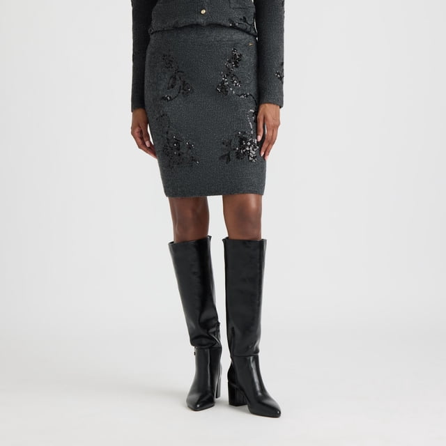 Mexx Women’s Sequin Sweater Knit Skirt - Walmart.ca