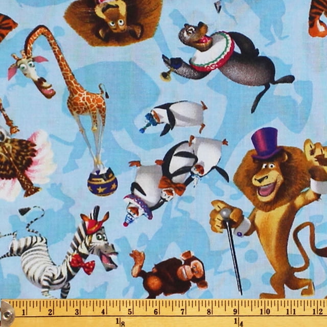 FABRIC CREATIONS Blue Madagascar Cotton Fabric by the Metre - Walmart.ca