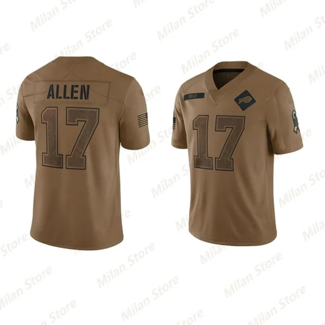Refurbished Yening Buffalo 17 Jersey USA Rugby Buffalo 17 Allen Jersey ...