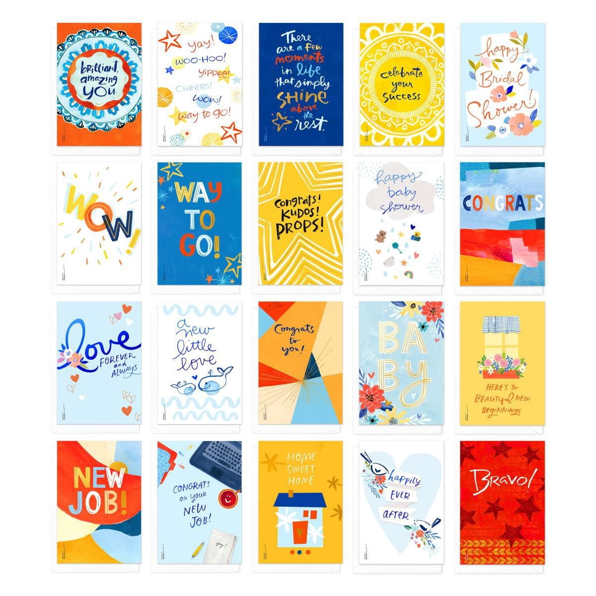 American Greetings 20-Count Congratulations Card Assortment with ...