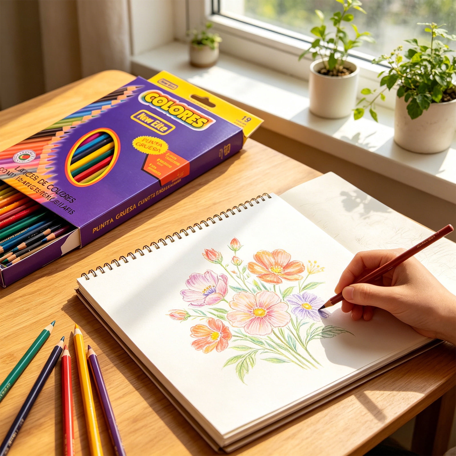 MTBLYS Ensemble de Crayons de Couleur à Base d'Huile 12 18 24 Couleurs ...