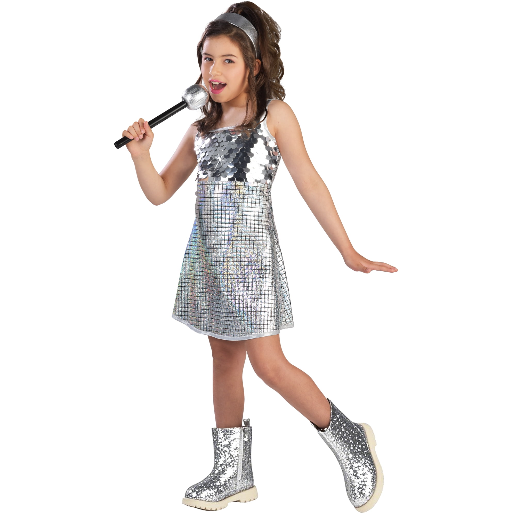 Girls Pop Star Size Medium, Child Halloween Female Costumes - Walmart.ca