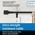 Mainstays Easy Install Decorative Bolt Window Curtain Rod, Adjustable ...