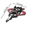 Dynamic -Controlled Aerial Model with 360° Flip Capability and LED for ...