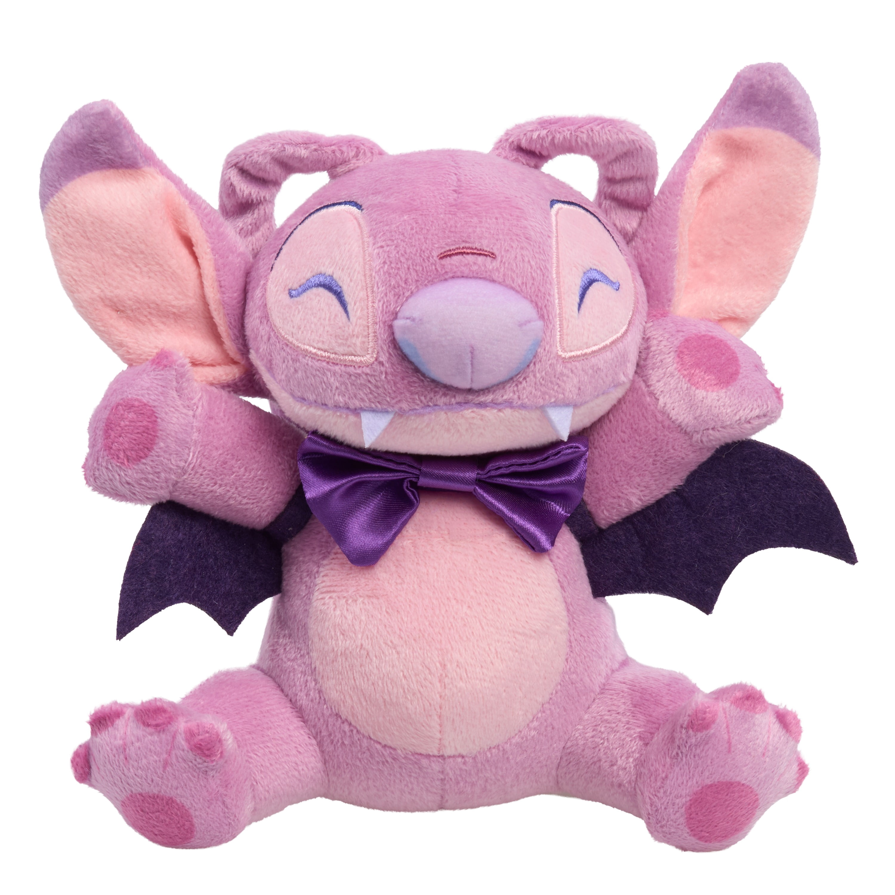 Disney Stitch Halloween Small Plush Angel Toy, Angel in Vampire Bat ...