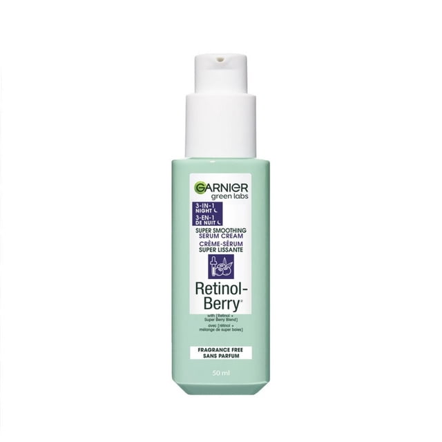 Garnier Green Labs Retinol-Berry Super Smoothing Night Serum Cream ...