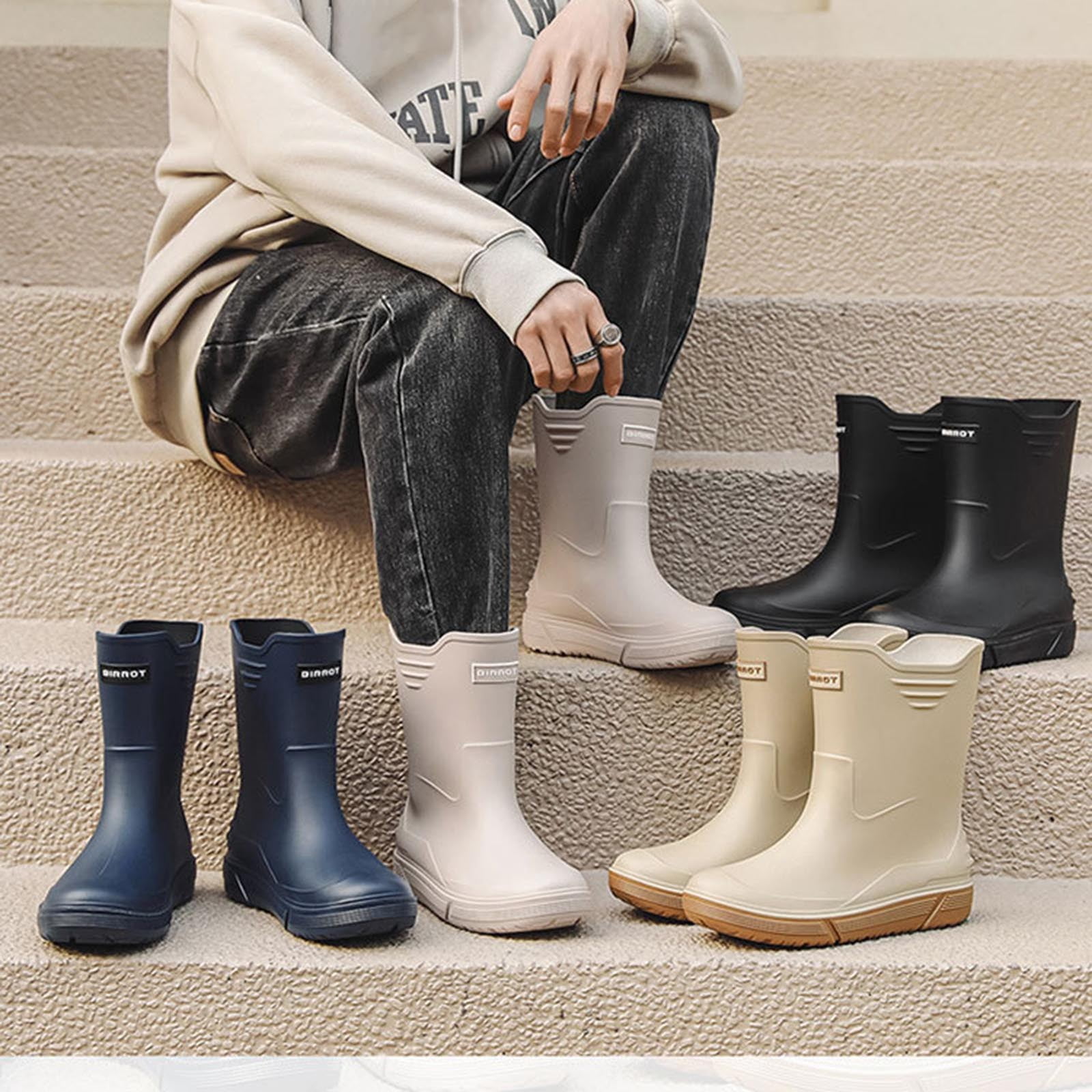 Sentmoon Womens Boots Ankle Women Boots Ankle Unisex Couple Fashionable ...