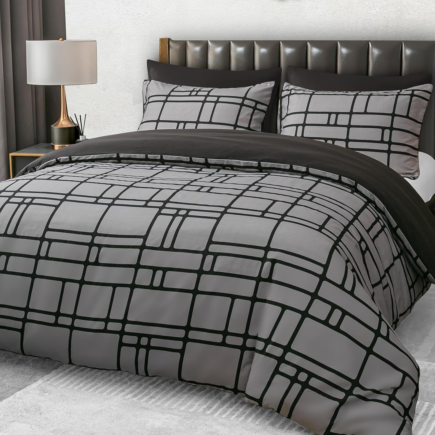 Duvet Cover Queen Premium Microfiber Bedding Set Pieces Includes Queen ...