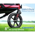 WalkMate 3 Wheel Rollator Walker with Seat for Slim Seniors, Padded ...