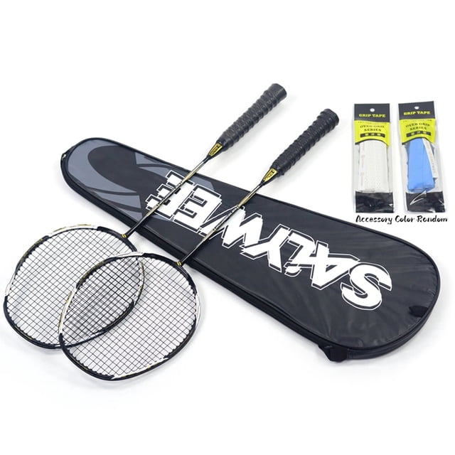 Original Design 2Pcs Badminton Racket, 4U Composite Carbon Fibre 24 ...