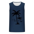Aboser Mens Tank Top Summer Sleeveless Muscle Shirts Beach Vacation ...